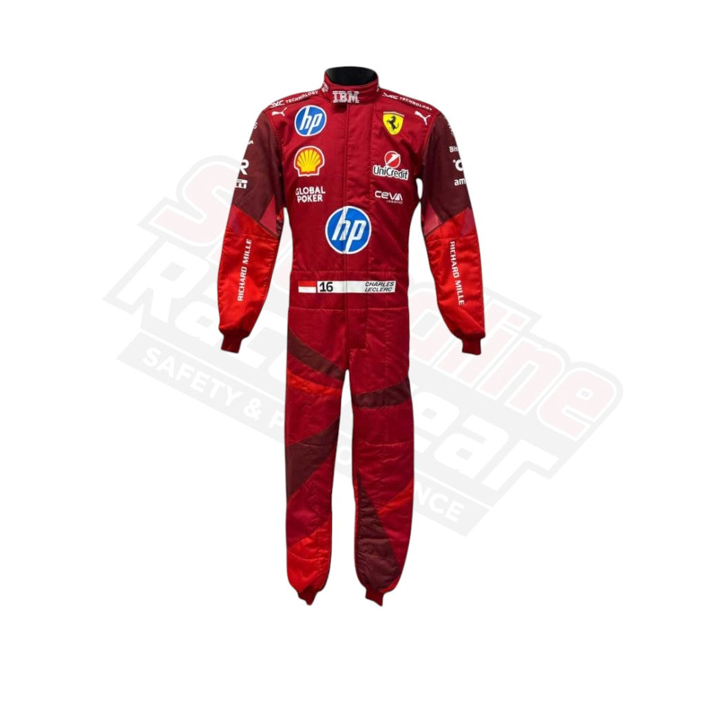 Charles Leclerc F1 Race Suits | Ferrari Replica Gear – SpeedLine Racewear