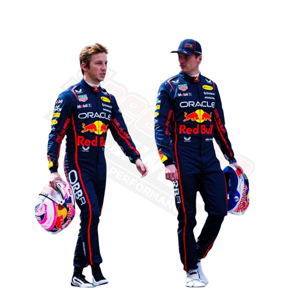Red Bull Racing F1 Suits | Max Verstappen & Sergio PÃ©rez Race Gear – SpeedLine Racewear